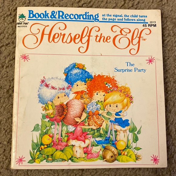 Vintage | Toys | Vintage 8s Herself The Elf Surprise Party Book Kids ...